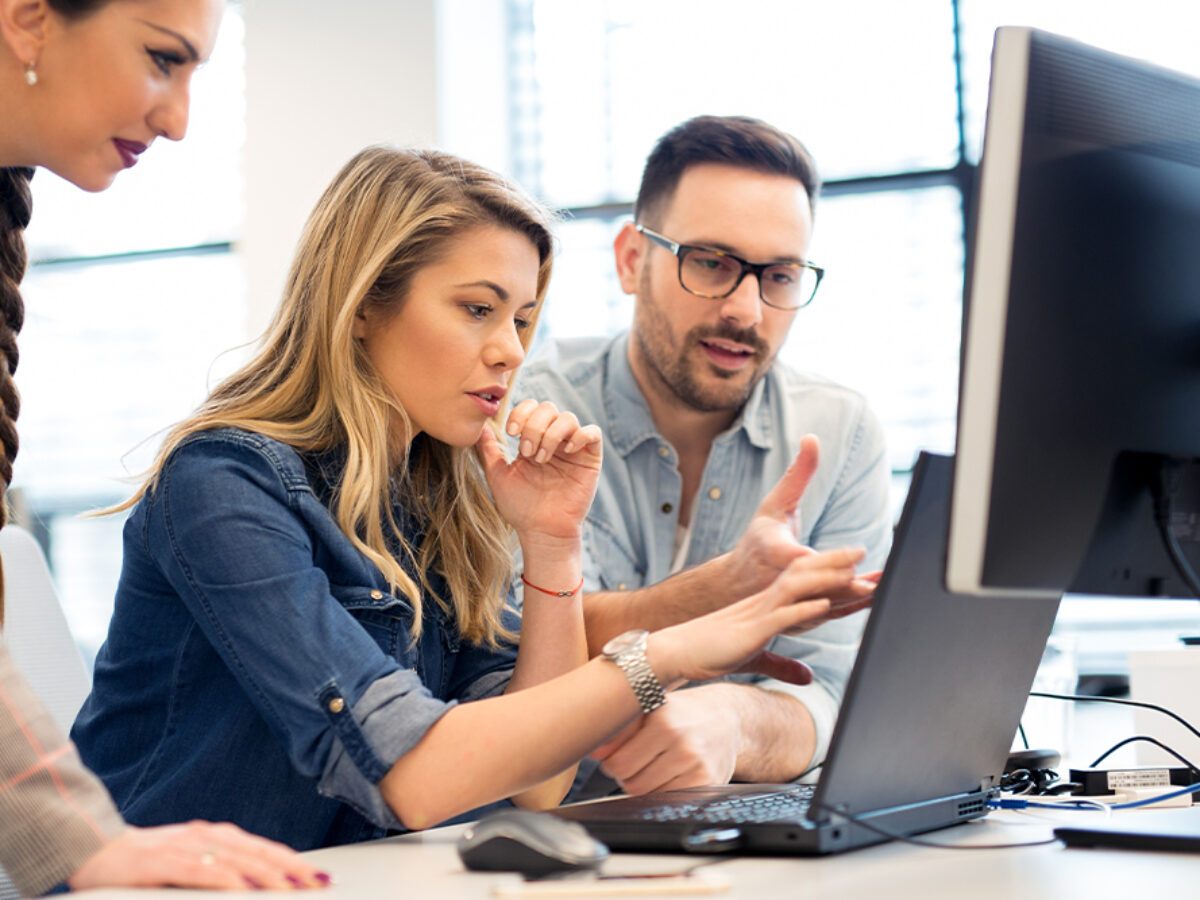 Web Developer Working